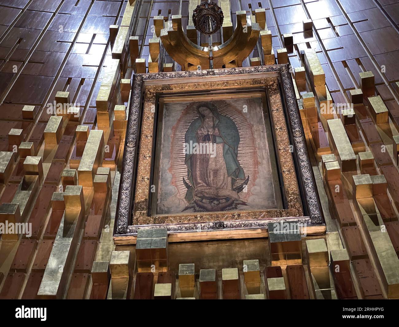 Drapeau de la vierge de guadalupe Banque de photographies et d’images à ...