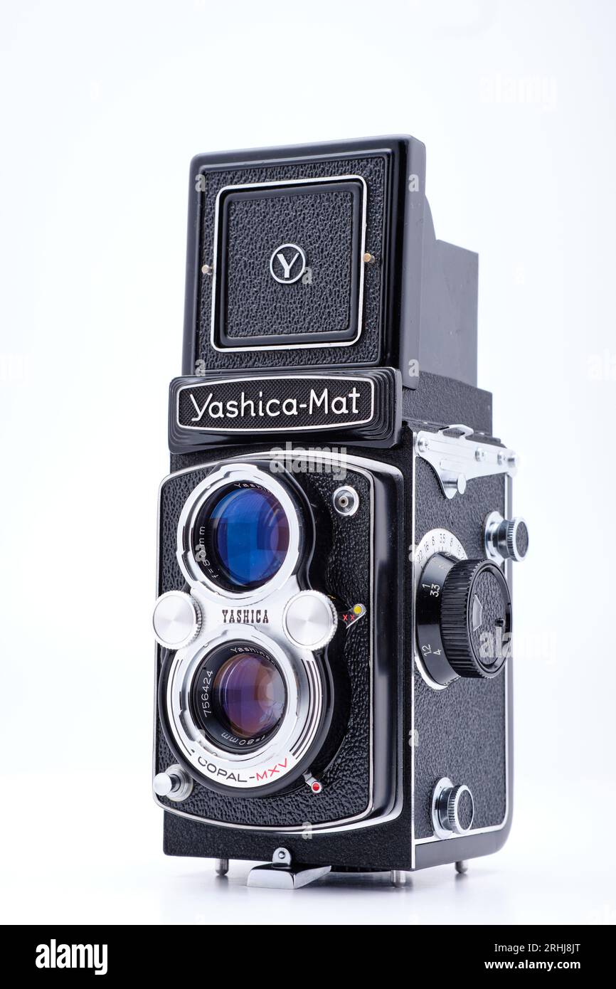 Yashica-Mat Twin Lens Reflex (TLR) vintage caméra à film moyen format ...