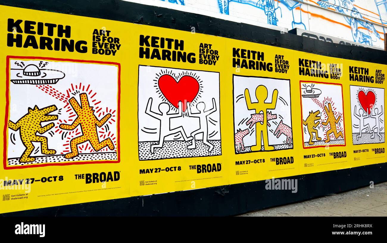 Keith haring art exhibition Banque de photographies et d’images à haute ...