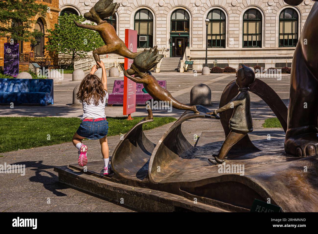 Dr seuss national memorial sculpture garden Banque de photographies et ...