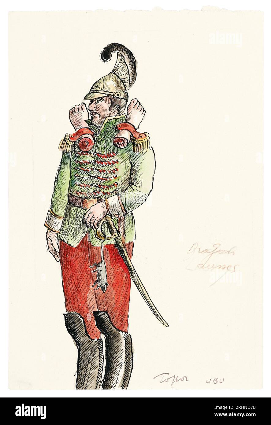 Création de costumes pour l'opéra satirique 'Ubu Rex' de Krzysztof ...