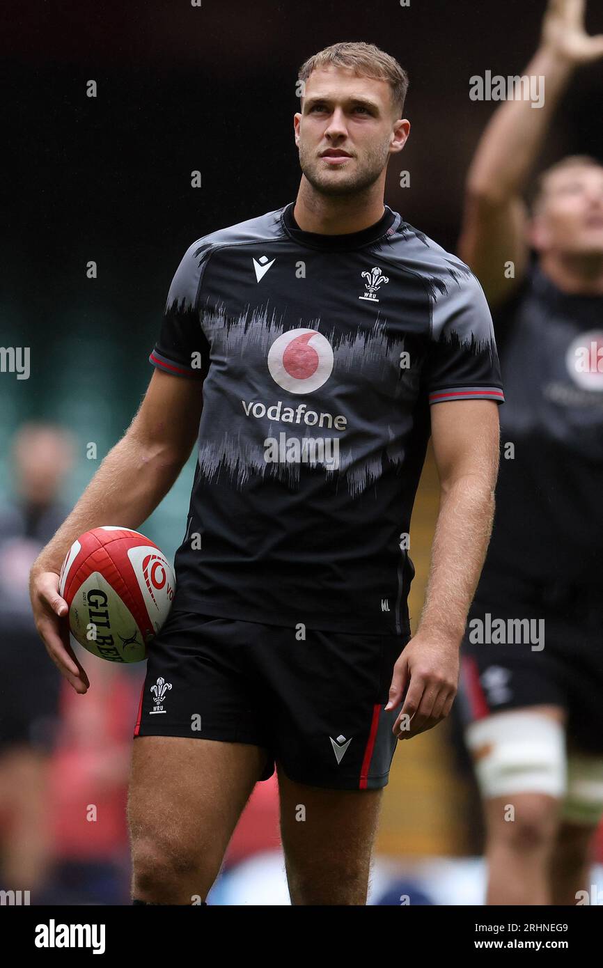 Cardiff, Royaume-Uni. 18 août 2023. Max Llewellyn du pays de Galles ...