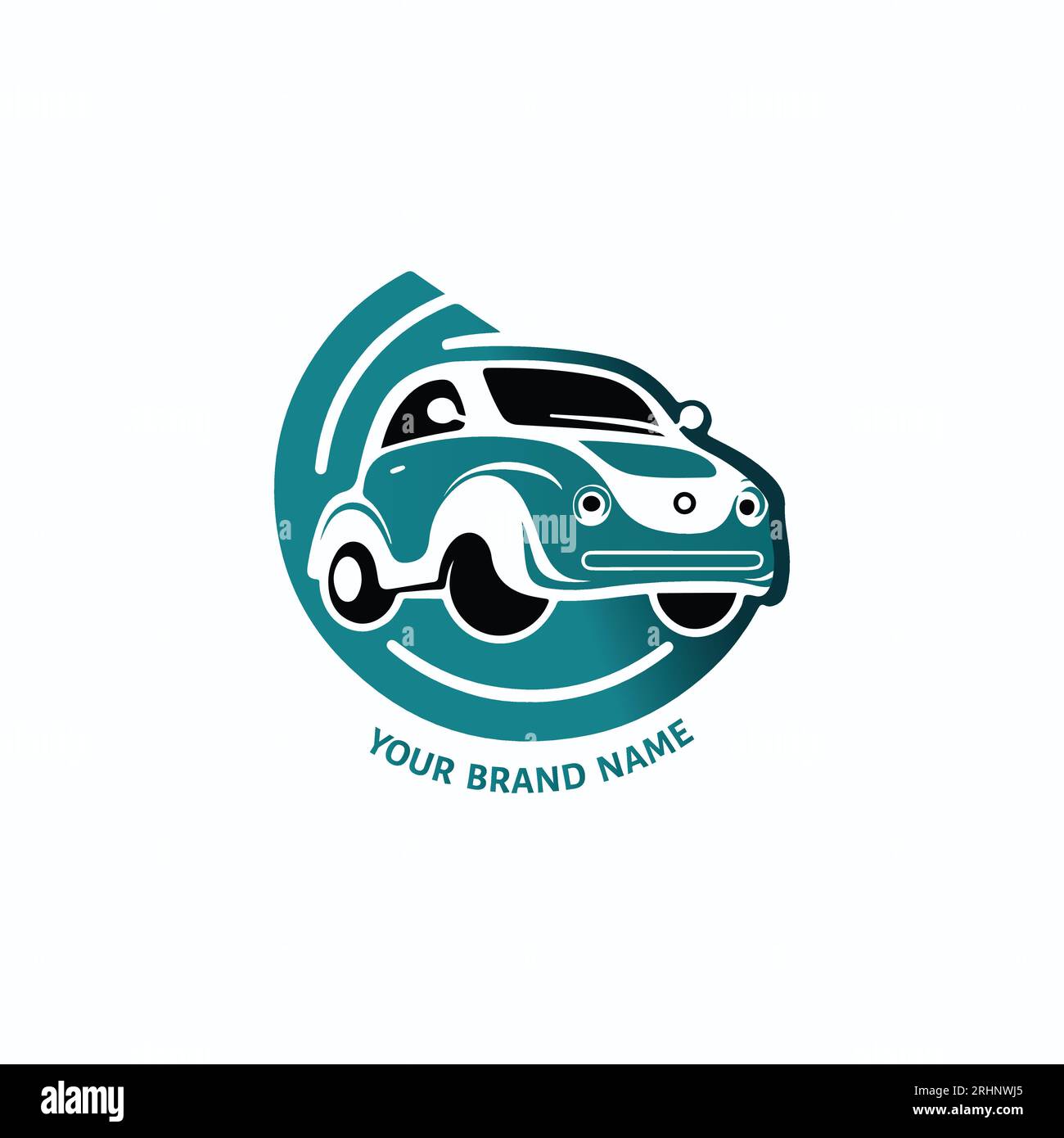 Logo voiture loueur Banque d'images vectorielles - Alamy