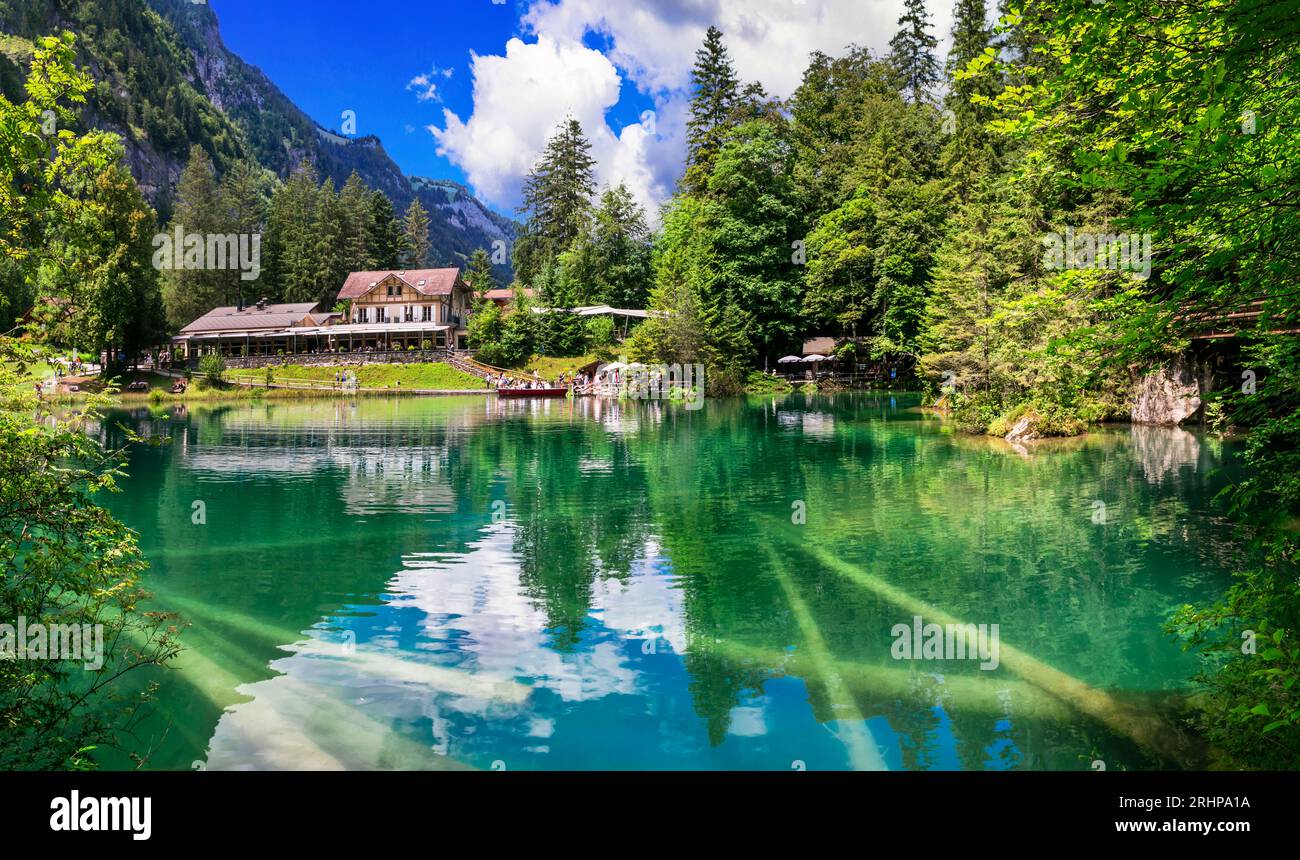 Lacs de montagne suisse Banque de photographies et d’images à haute ...