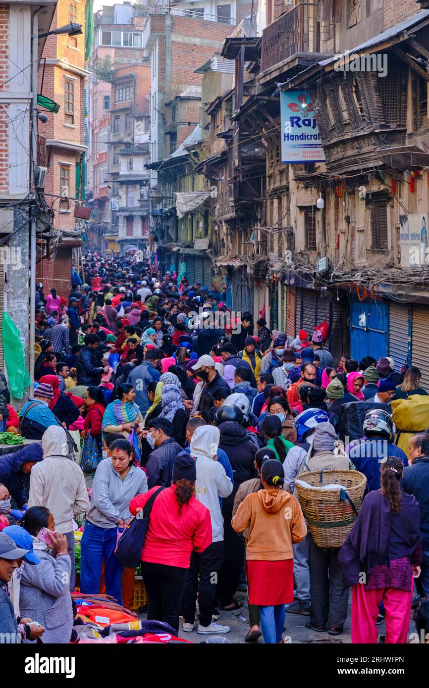 Asan tole kathmandu nepal Banque de photographies et d’images à haute ...