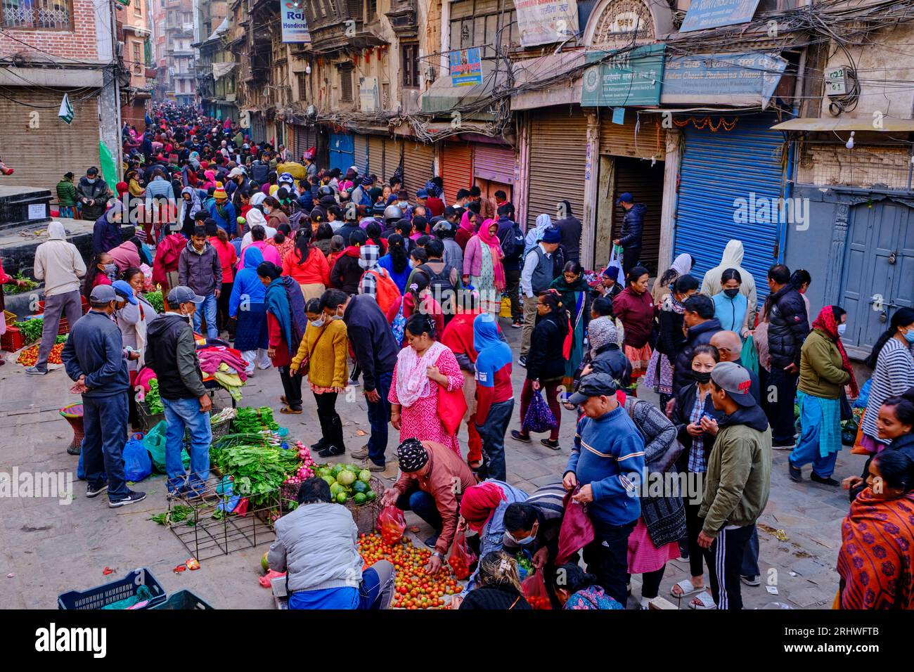Asan tole kathmandu nepal Banque de photographies et d’images à haute ...