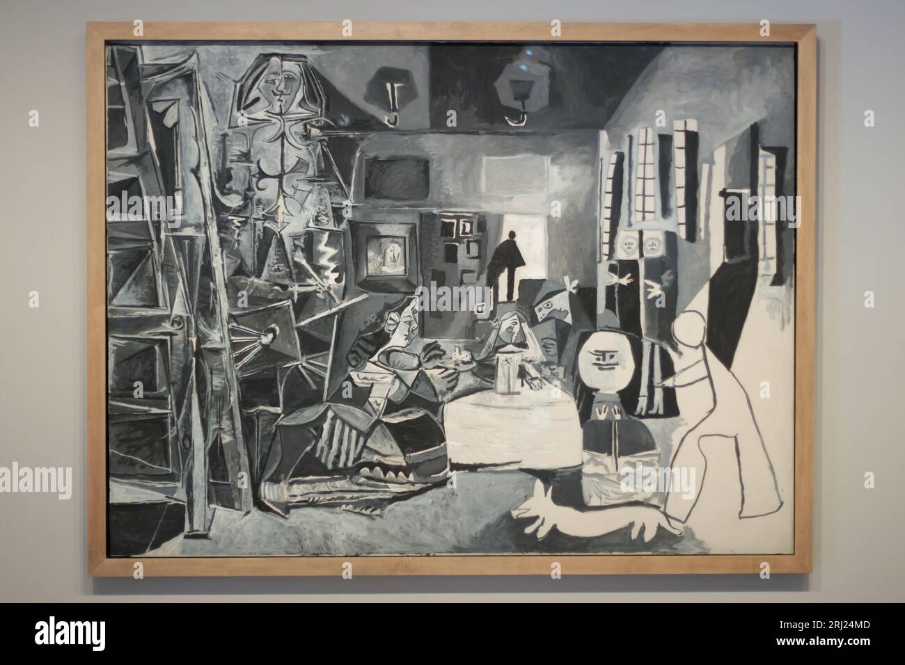 Tableau emblématique « Las Meninas » de Pablo Picasso exposé au musée ...