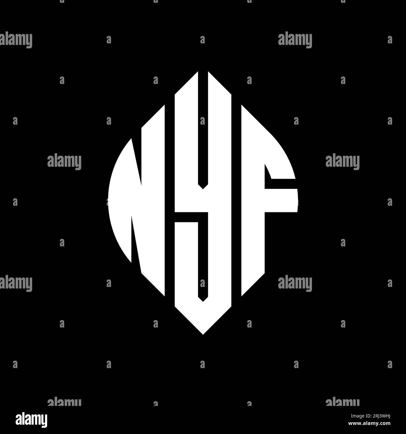 Logo cercle nyf Banque de photographies et d’images à haute résolution ...