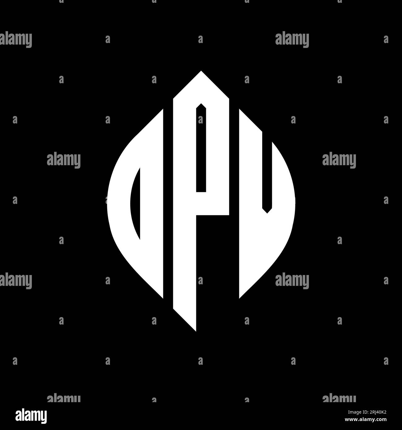 Logo de la technologie opv Banque d'images noir et blanc - Alamy