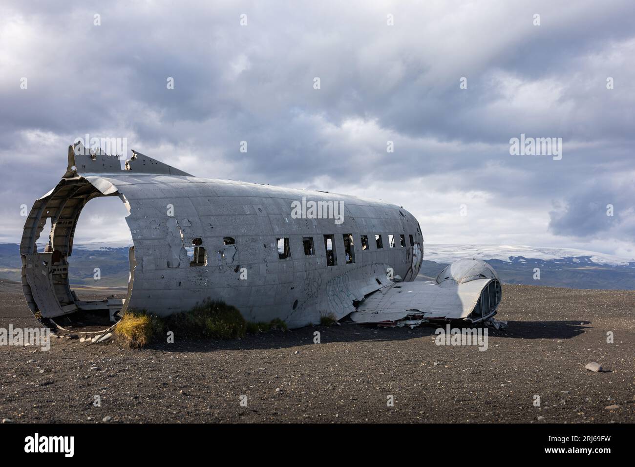 épave avion au sol Banque de photographies et d’images à haute ...