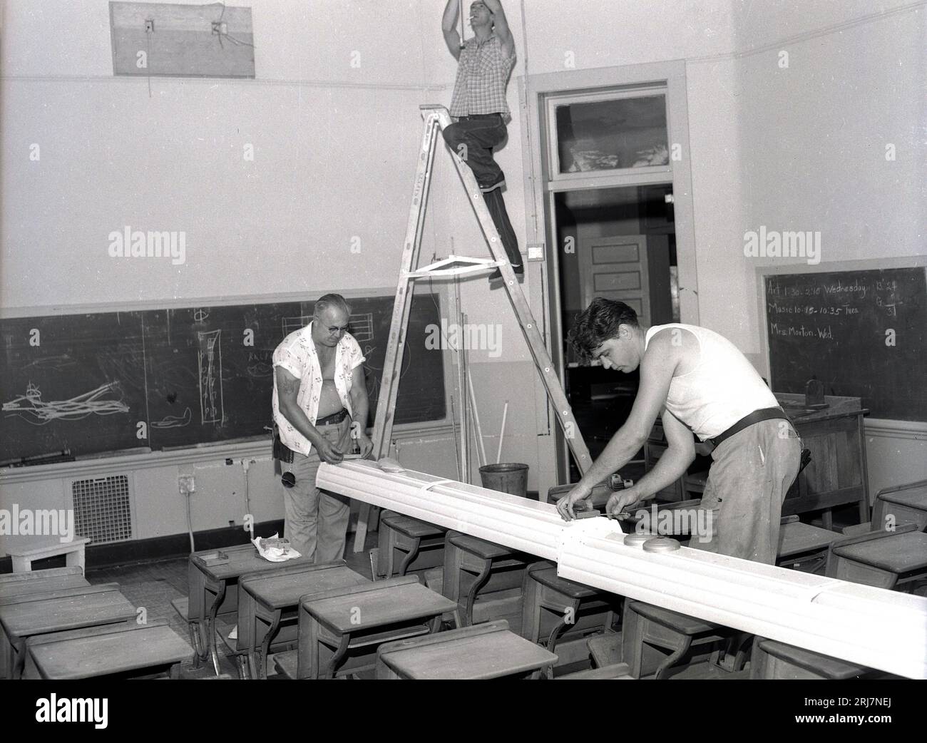 Salle De Classe Années 1950 Banque De Photographies Et Dimages à Haute