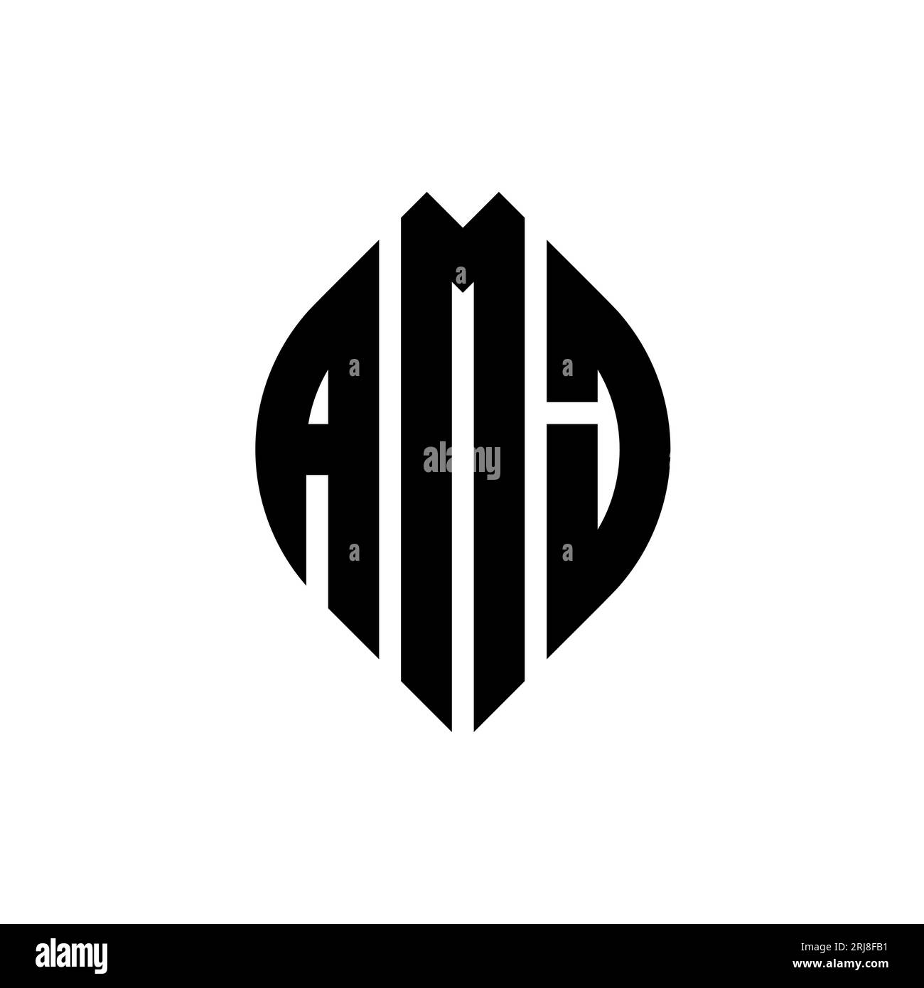 Logo de la technologie amj Banque d'images noir et blanc - Alamy