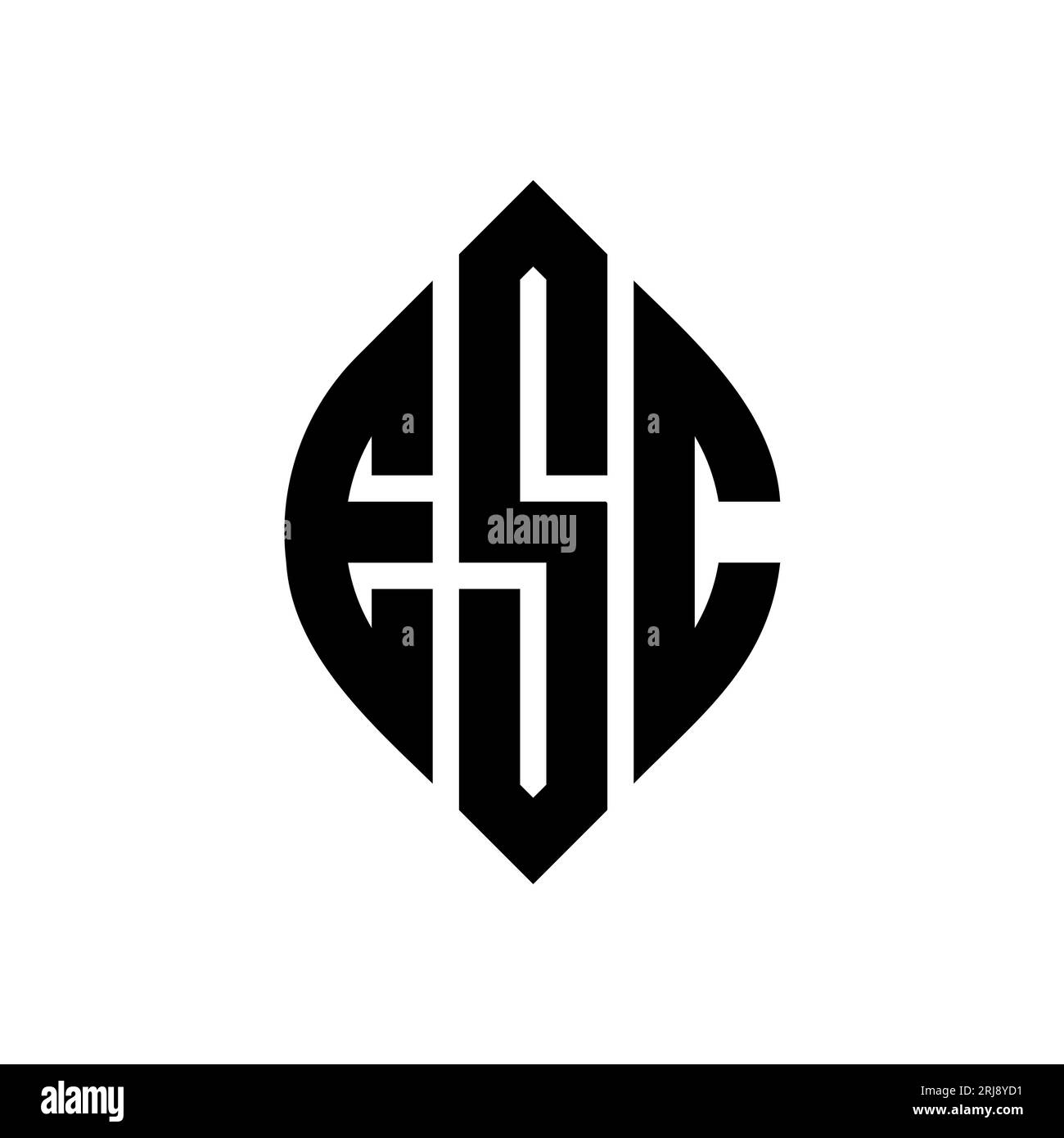 Logo esc Banque d'images vectorielles - Alamy