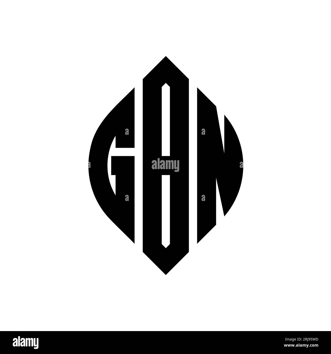 Gbn logo Banque d'images noir et blanc - Alamy