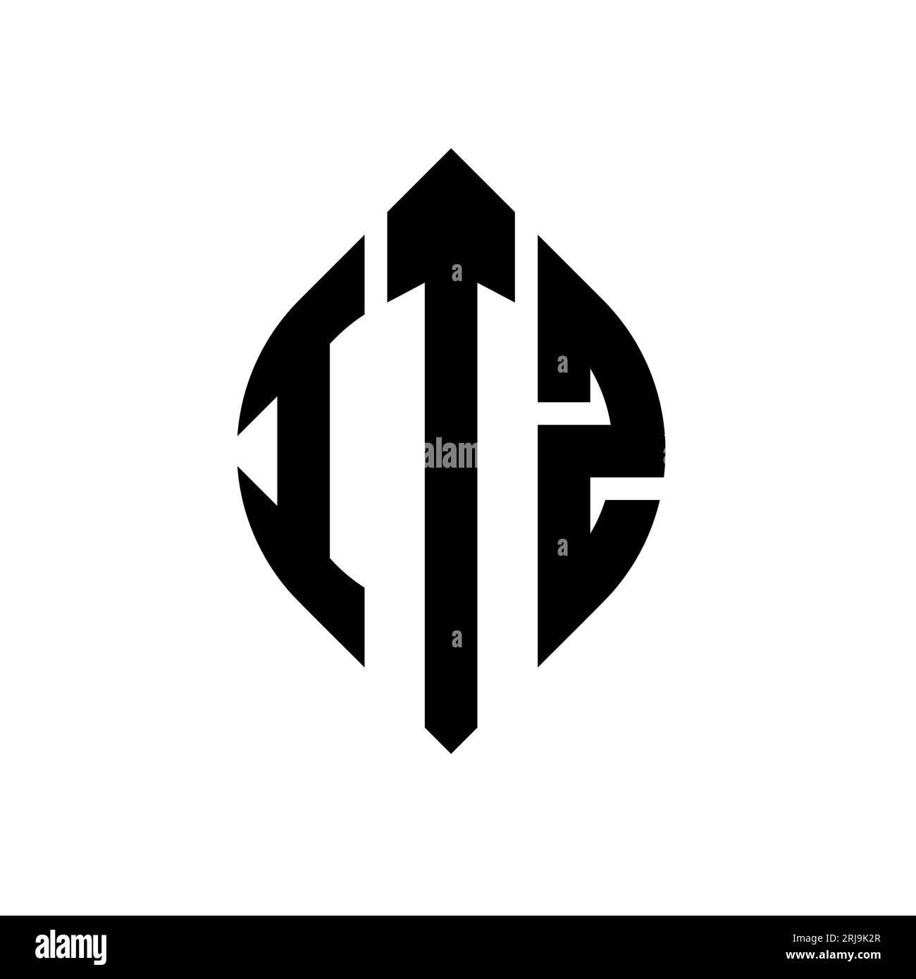 Símbolo de itz Banque d'images noir et blanc - Alamy