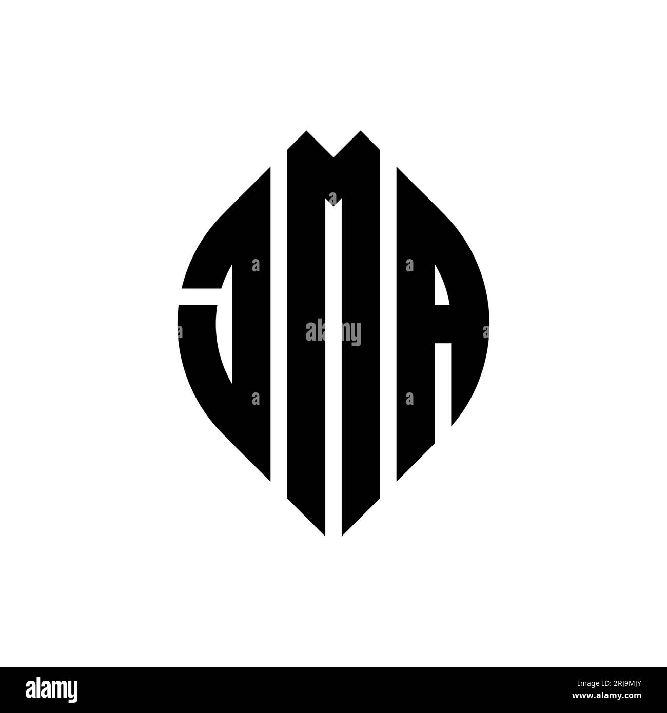 Lettre jma Banque d'images noir et blanc - Alamy