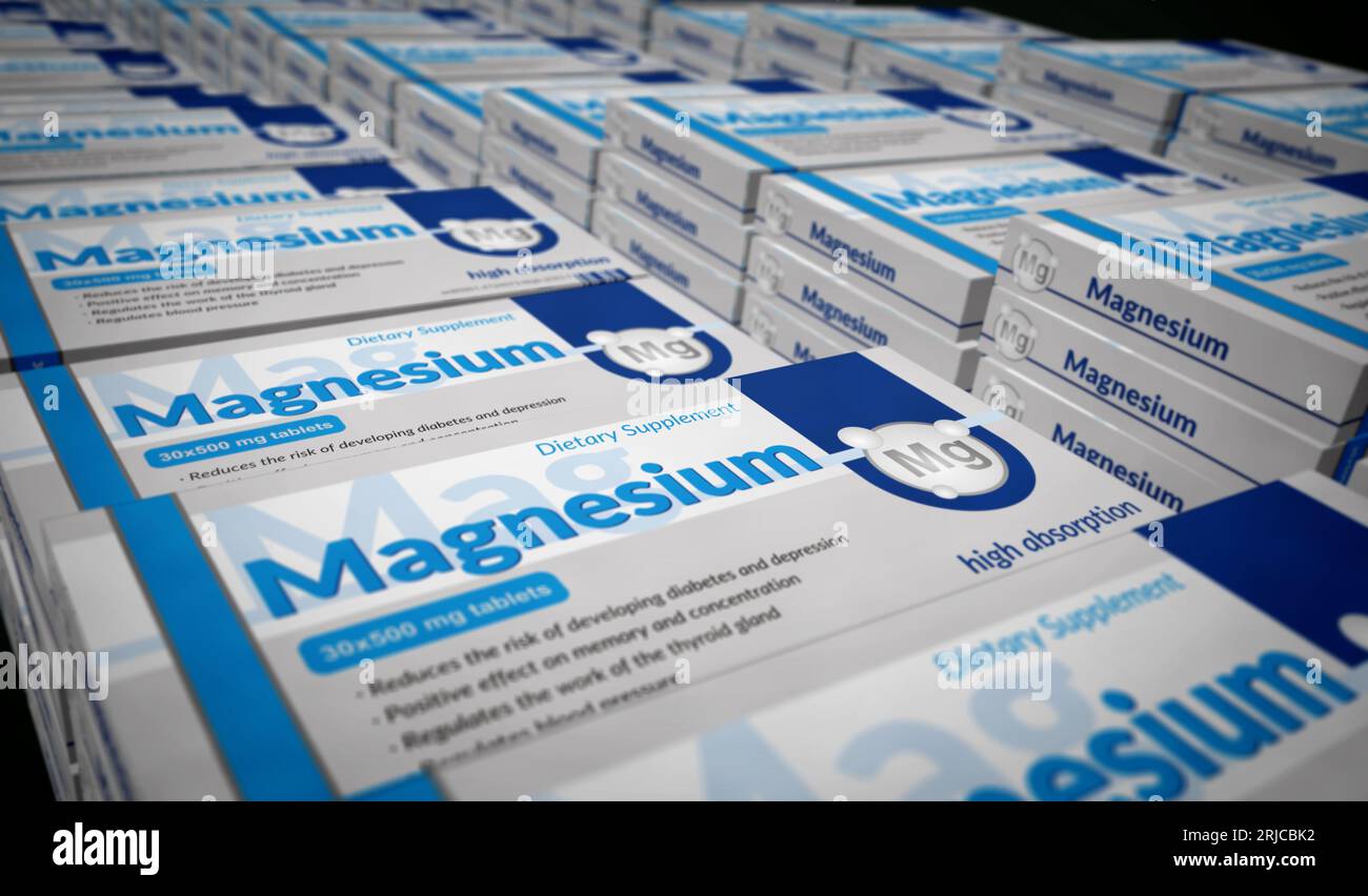 Ligne de production de boîtes de comprimés de magnésium. Soutenez l ...