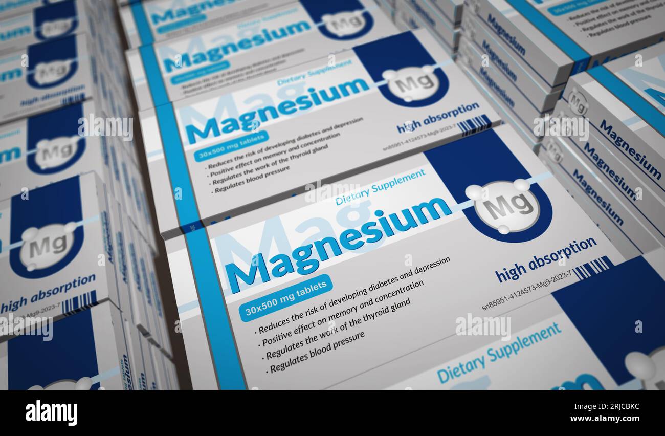 Ligne de production de boîtes de comprimés de magnésium. Soutenez l ...