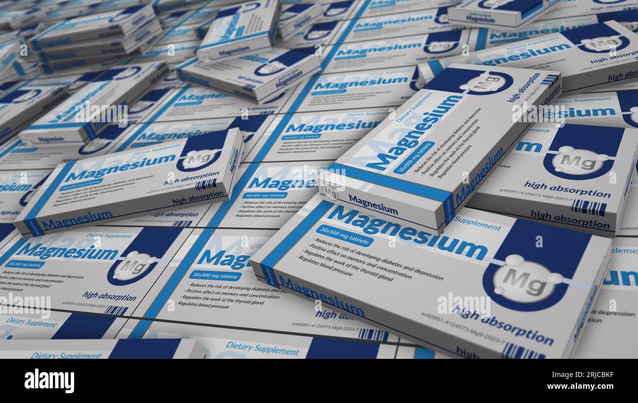 Ligne de production de boîtes de comprimés de magnésium. Soutenez l ...