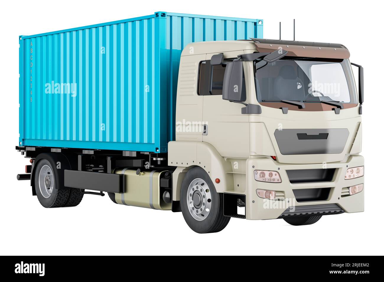 Remorque porte conteneur Banque de photographies et d’images à haute ...
