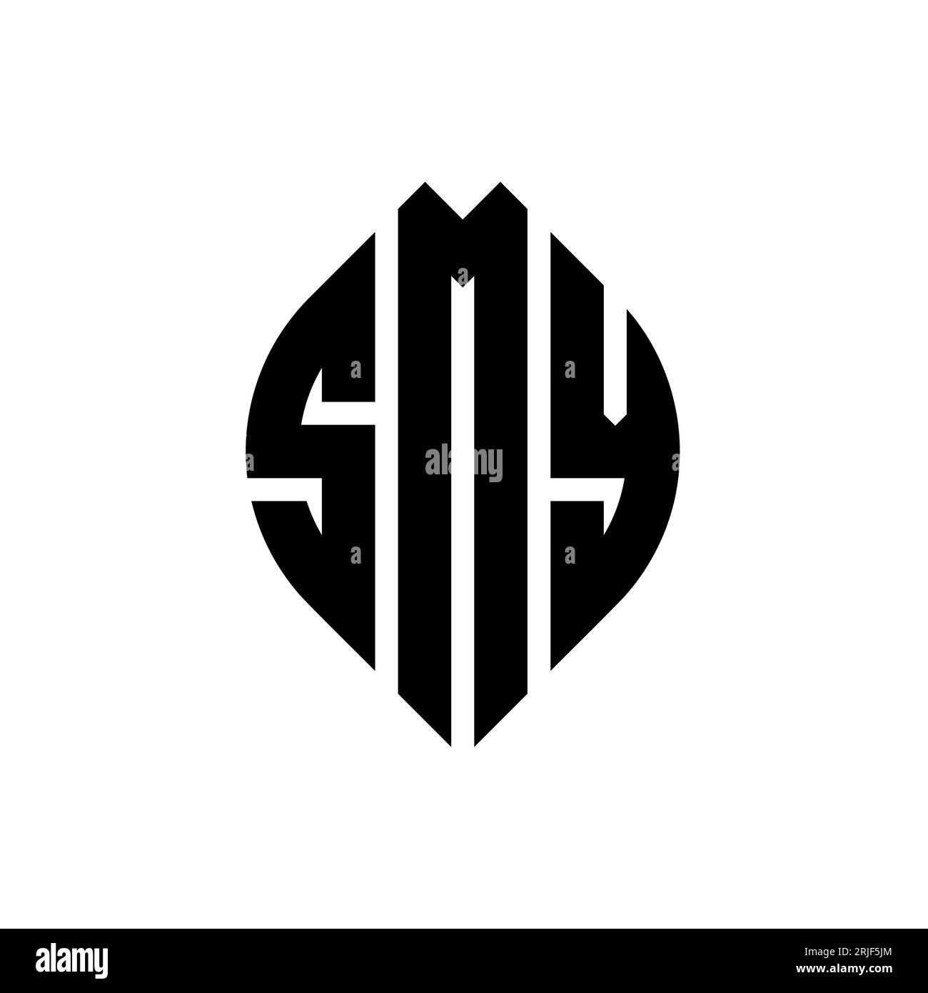Logo cercle smy Banque d'images vectorielles - Alamy