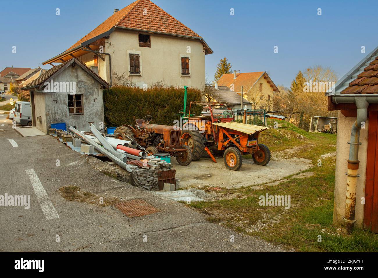 Ferme française Banque de photographies et d’images à haute résolution ...