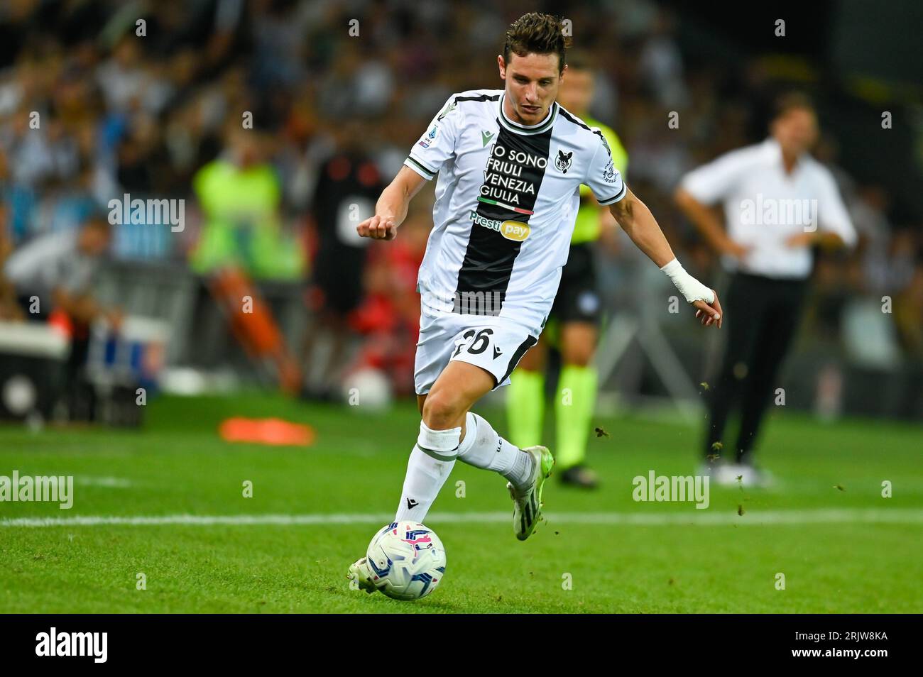 Udine, Italie. 20 août 2023. Portrait de Florian Thauvin d'Udinese en ...