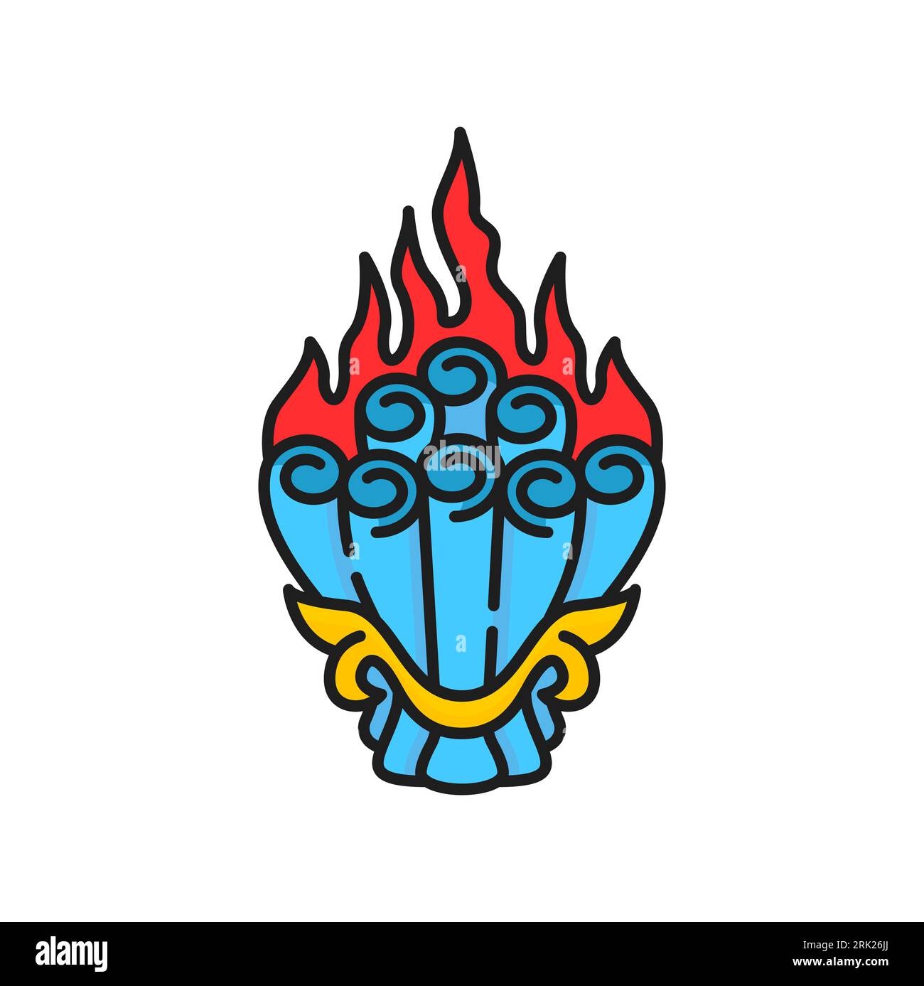 Norbu mebar tapis tibétain buddhiam symbole de la religion icône ...