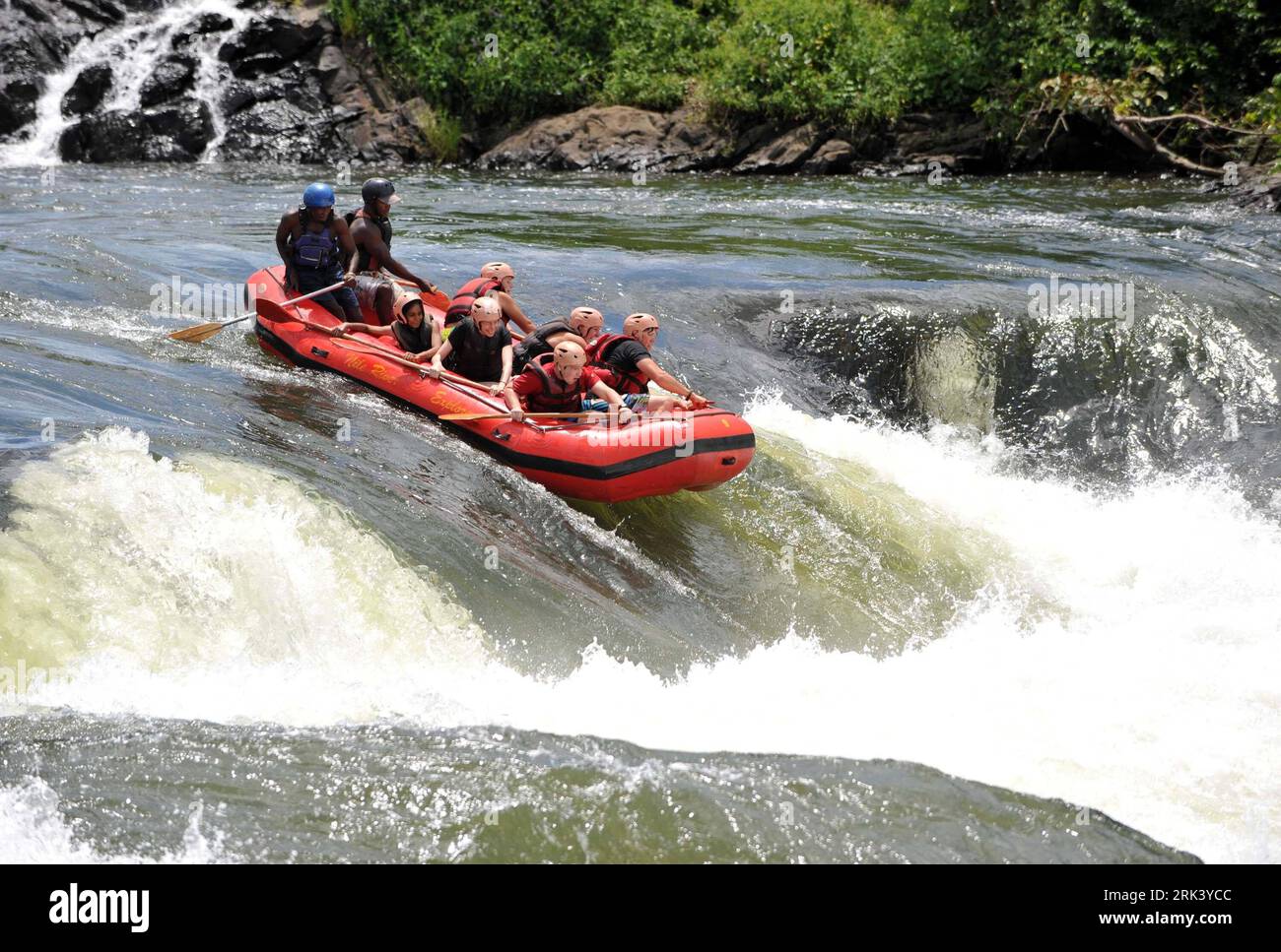 Rafting bujagali falls jinja uganda Banque de photographies et d’images ...