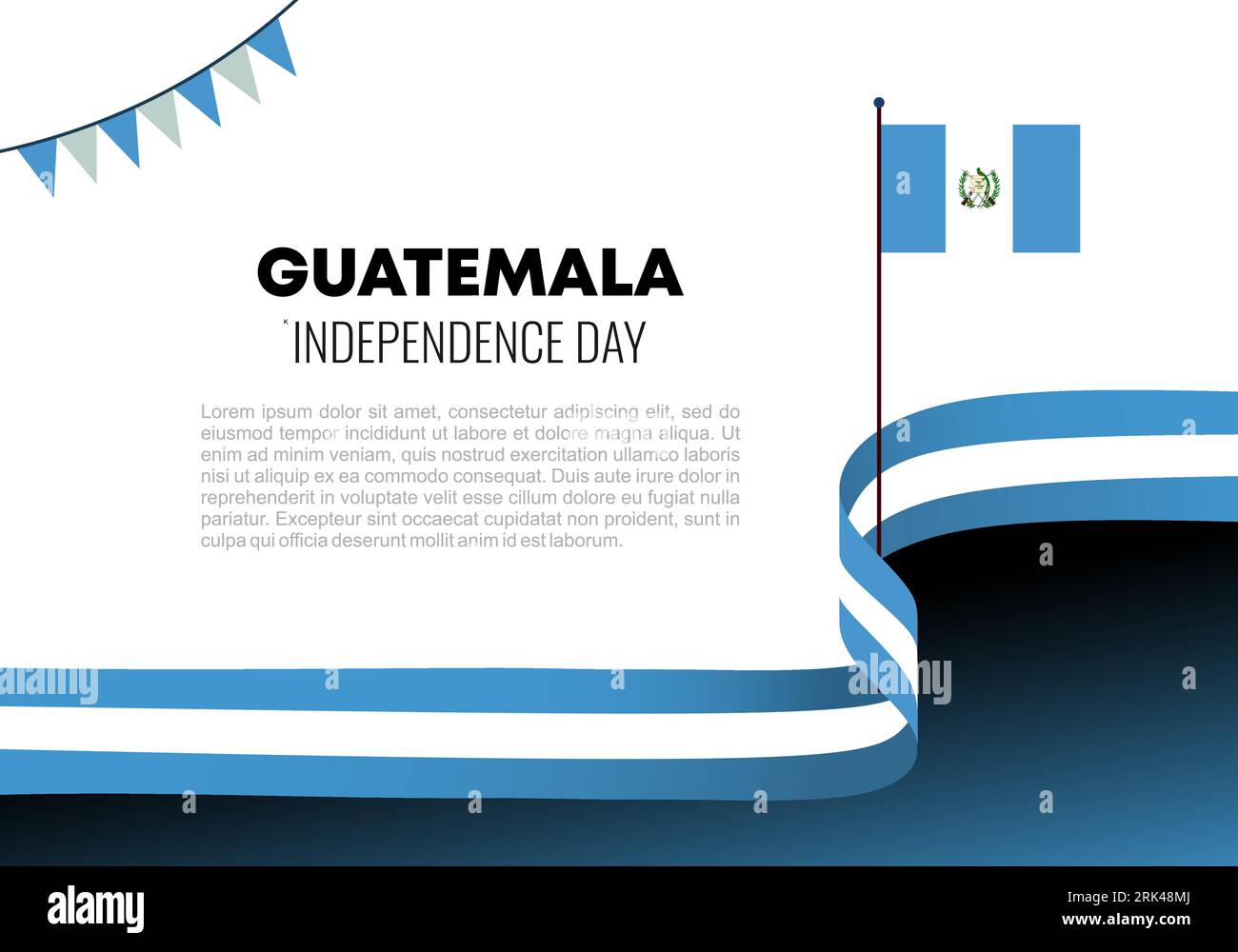 Día de la independencia de guatemala Banque d'images vectorielles - Alamy