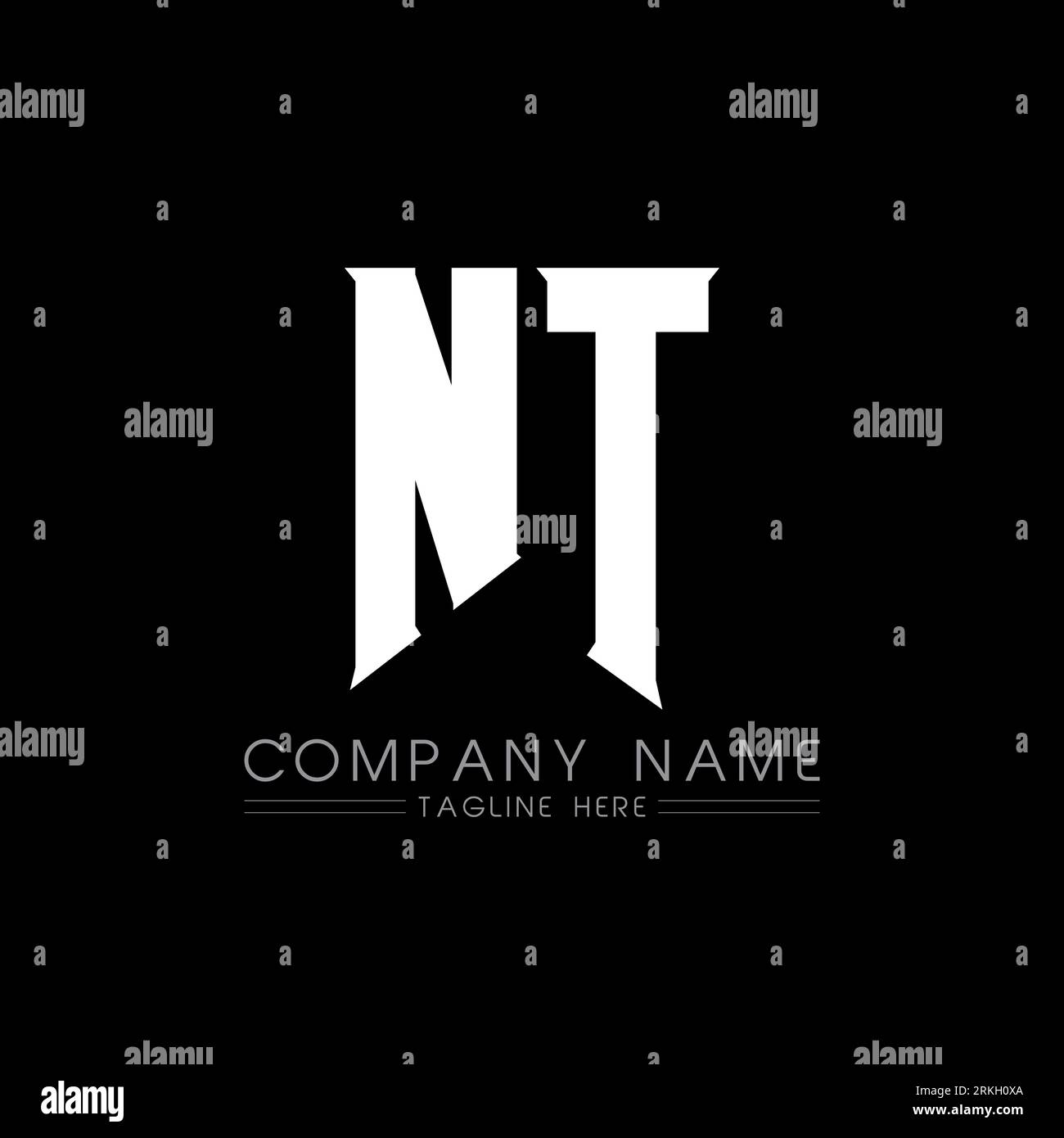 Logo nt Banque d'images vectorielles - Alamy