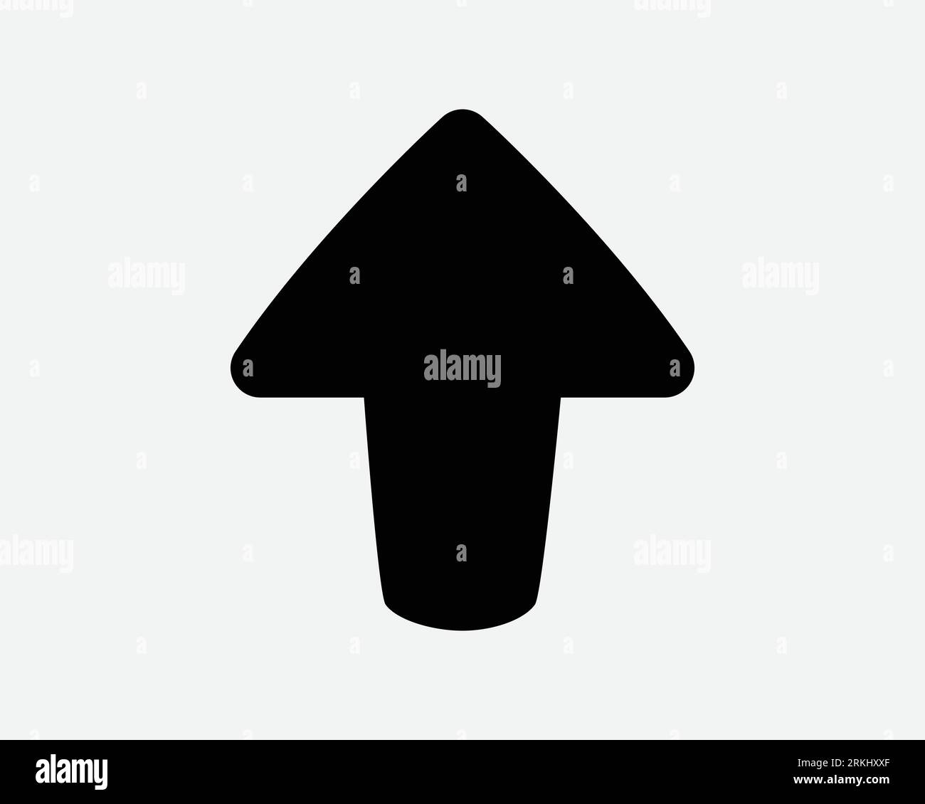 Icône de la flèche vers le haut Banque d'images vectorielles - Alamy