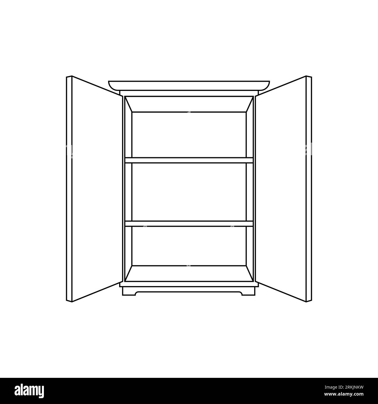 Armoire ouverte en bois Banque d'images vectorielles - Page 2 - Alamy