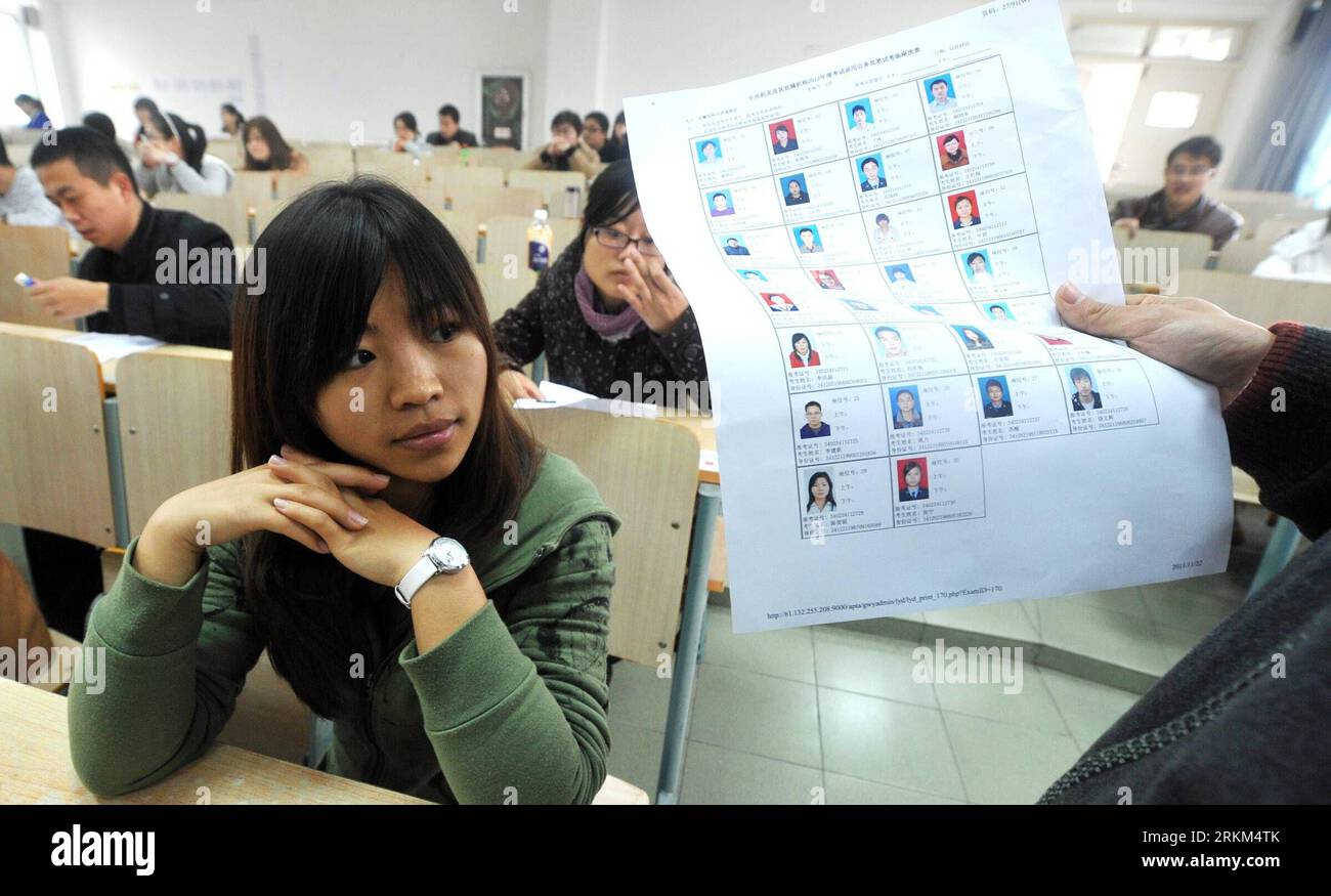 Examen national de la fonction publique Banque de photographies et d ...