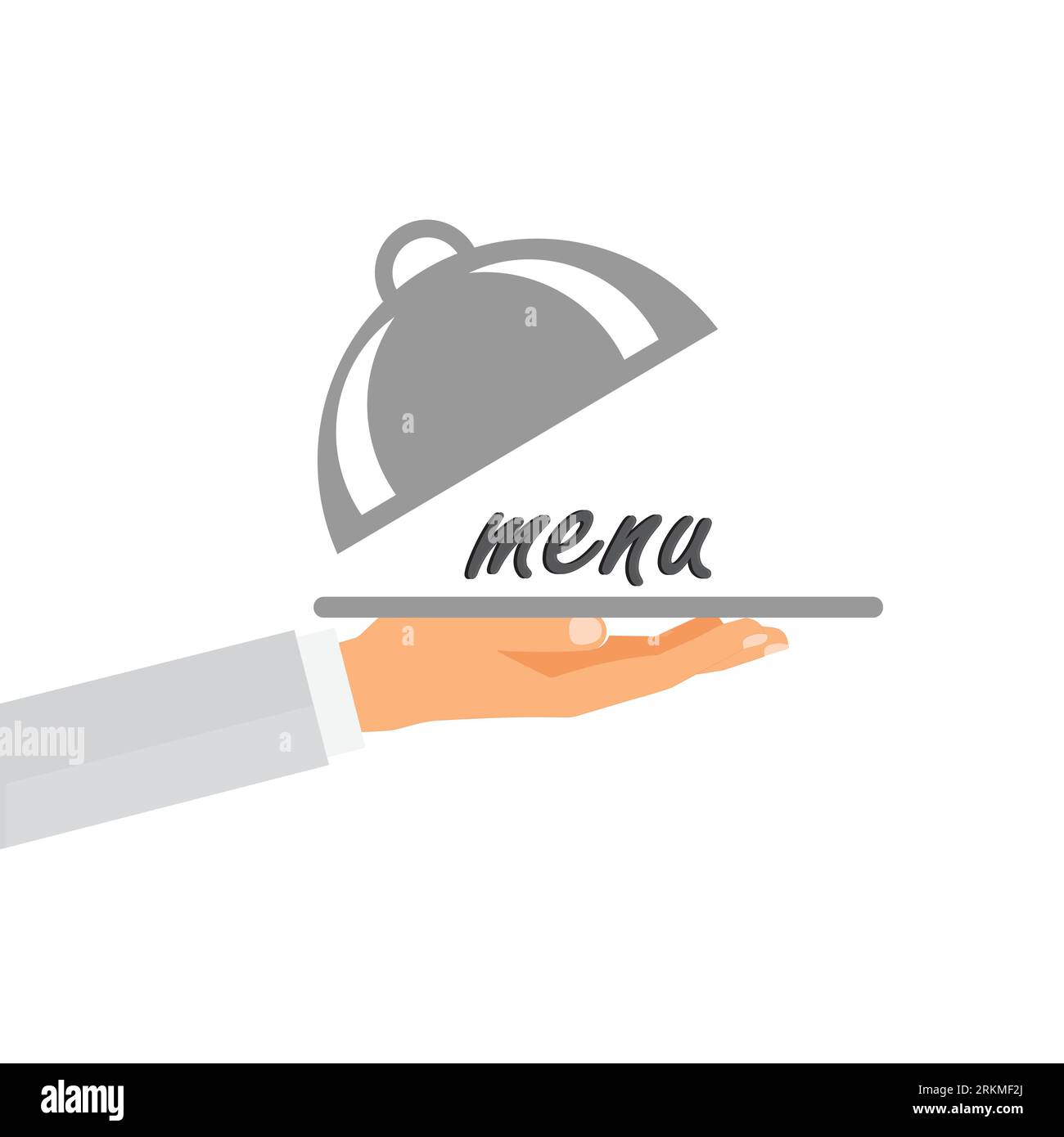 Mot sur une main Banque d'images vectorielles - Alamy