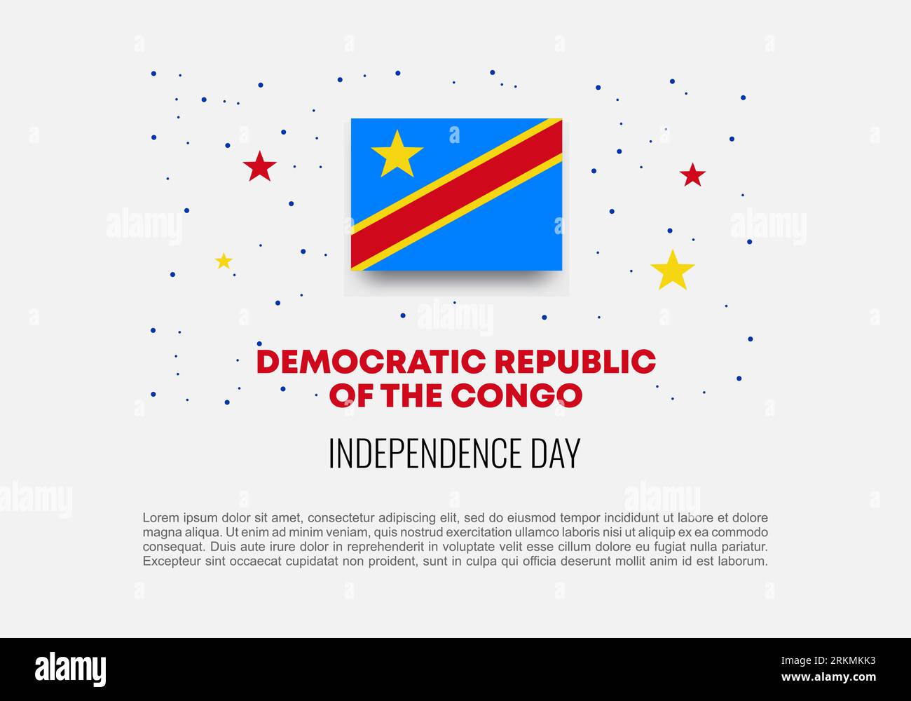 Republic of congo indépendance Banque d'images vectorielles - Alamy