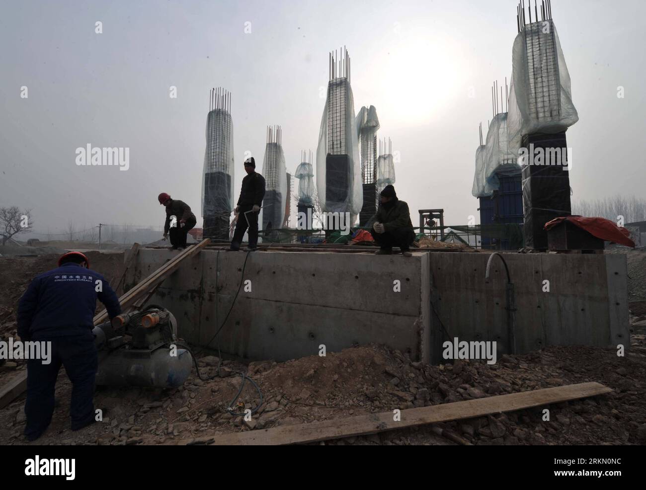 Le projet de dérivation d'eau sud nord Banque de photographies et d ...
