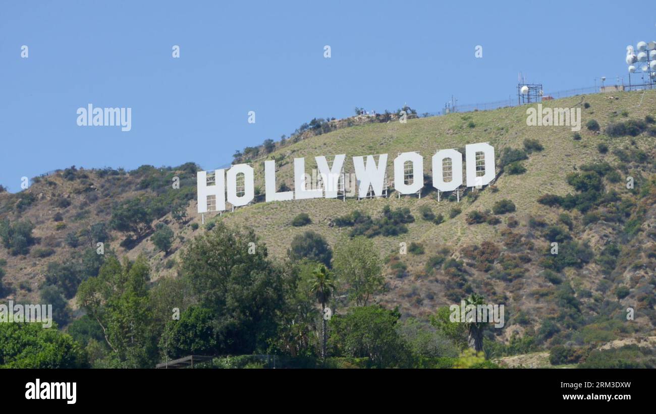 Los Angeles, Californie, États-Unis 22 août 2023 le signe Hollywood de ...