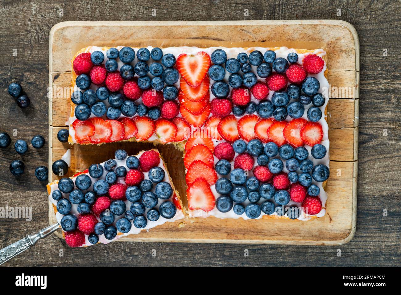 Union jack fruit cake Banque de photographies et d’images à haute ...