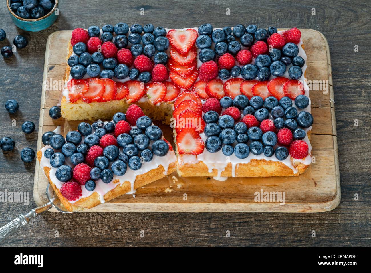 Union jack fruit cake Banque de photographies et d’images à haute ...