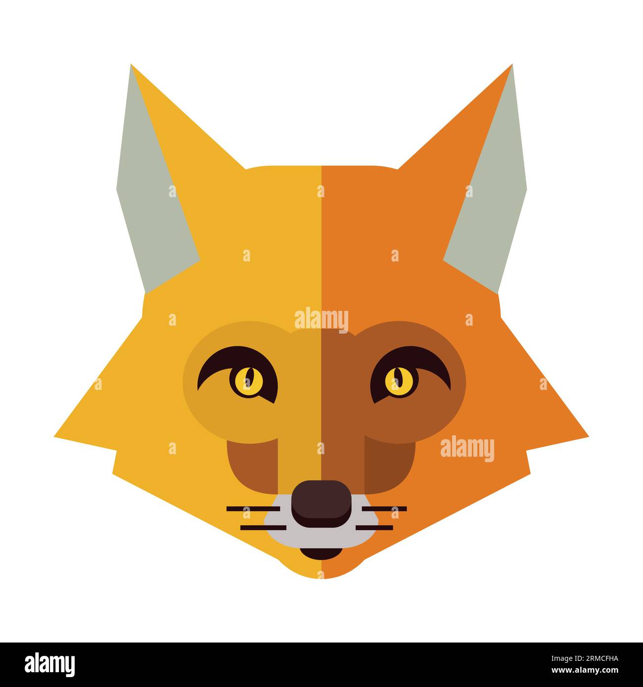 Renard rusé Banque d'images vectorielles - Alamy