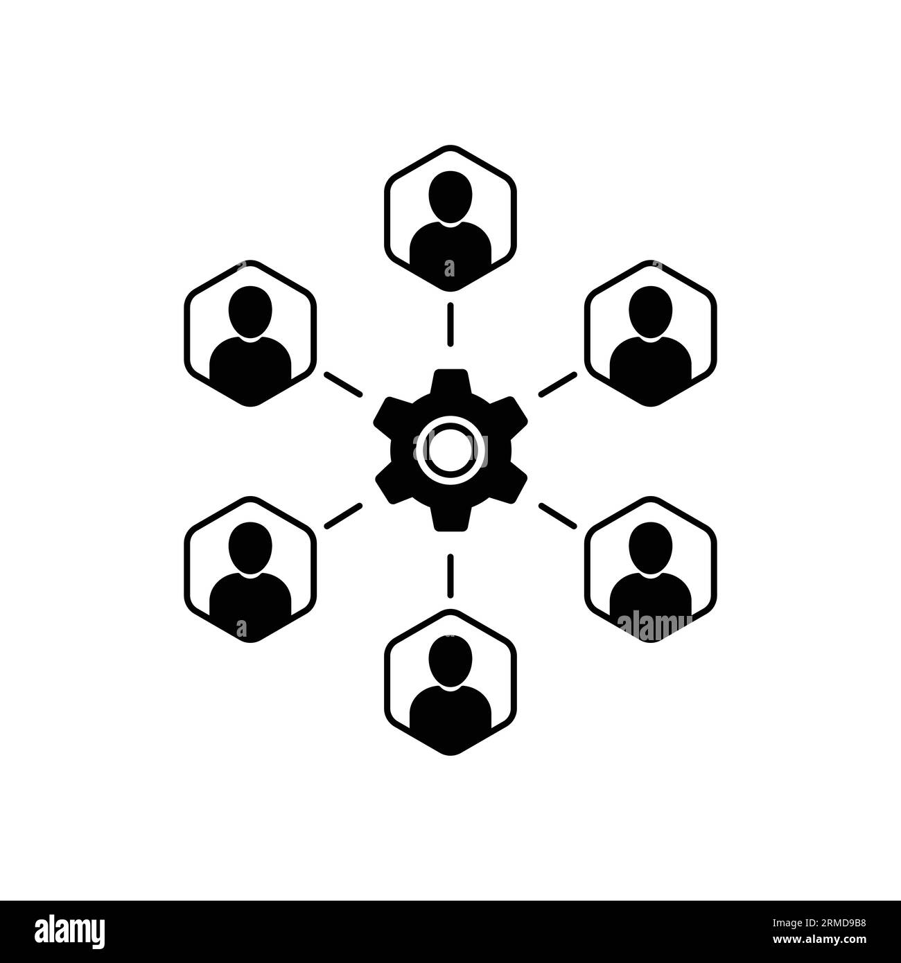 Formation en partenariat Banque d'images vectorielles - Alamy