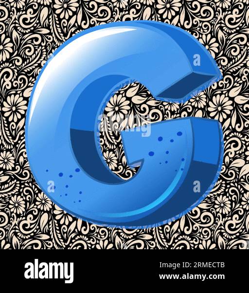 Lettre majuscule alphabet G , Alphabet lettre Design, Alphabet lettre ...