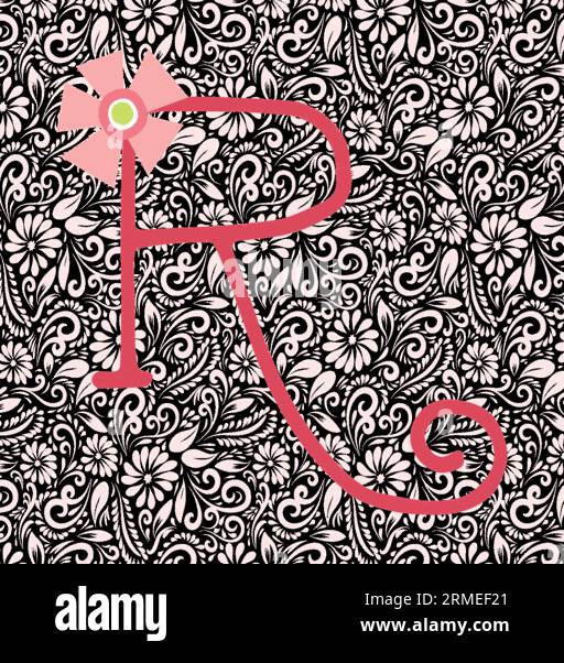 Lettre alphabétique R, Alphabet Letter Design, Alphabet Letter ...