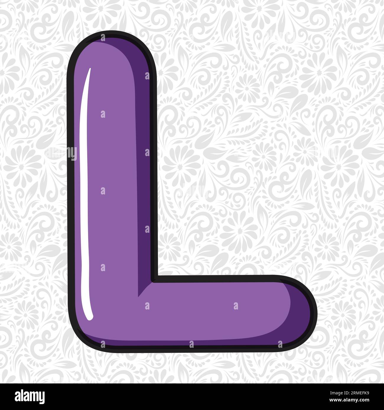 Lettre majuscule L , Alphabet lettre Design, Alphabet lettre ...