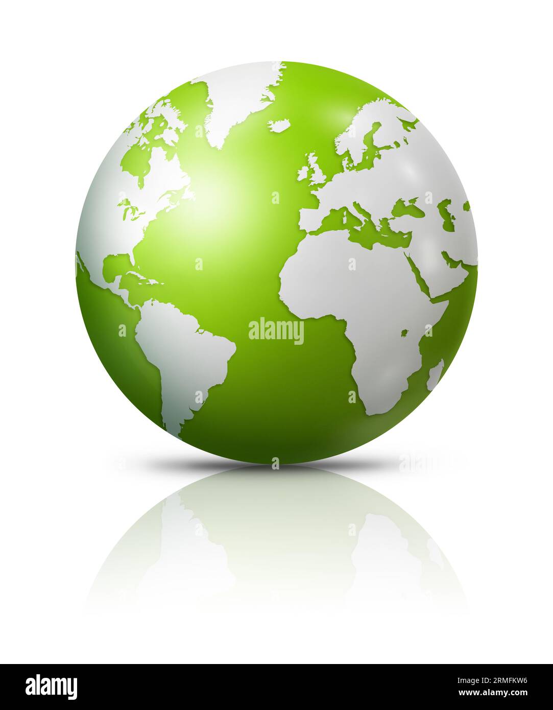 Carte du monde verte Banque de photographies et d’images à haute ...