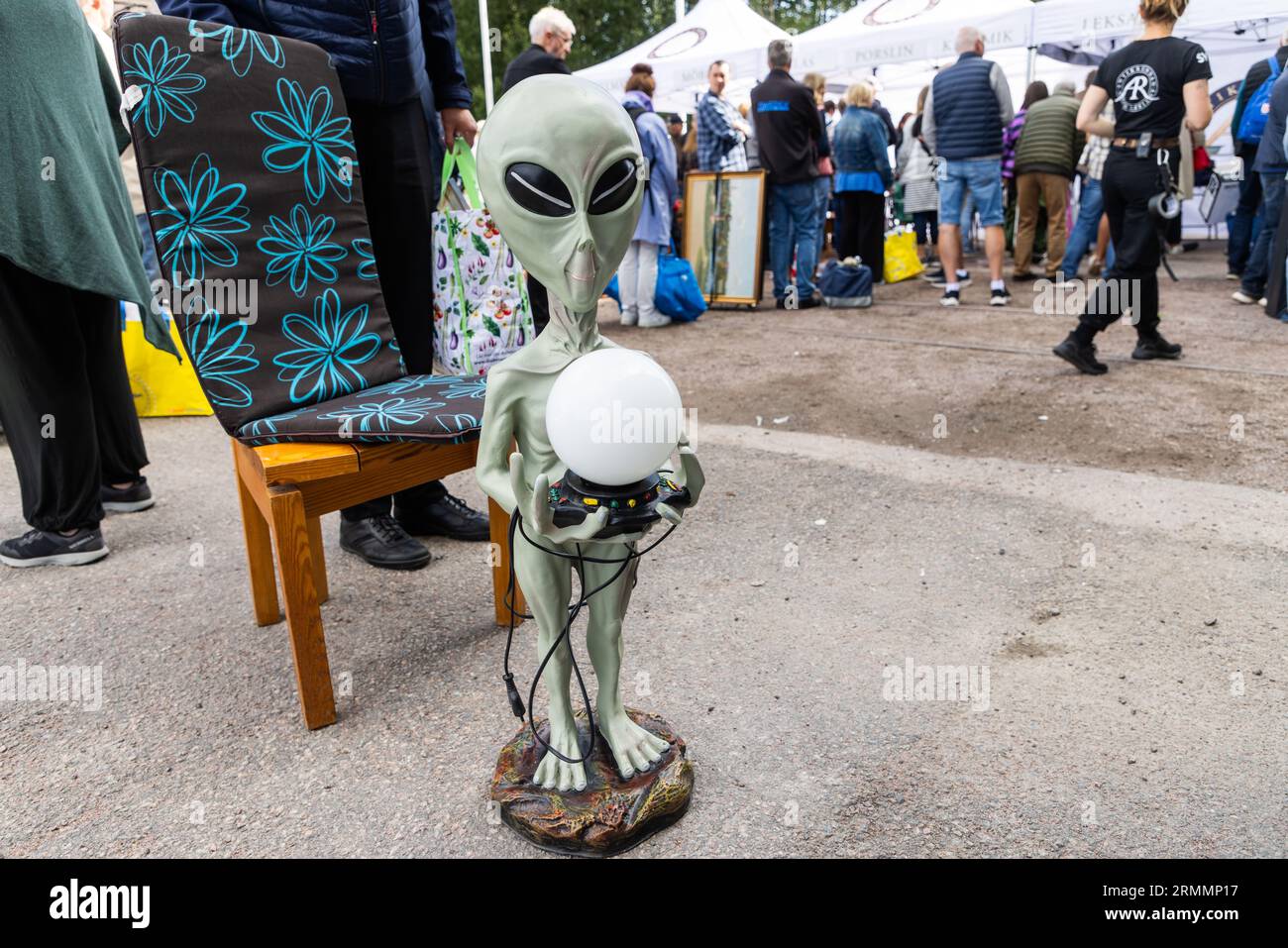 L'enregistrement de l'émission télévisée 'Antikrundan' de Sveriges ...