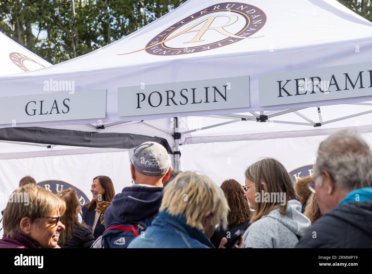 L'enregistrement de l'émission télévisée 'Antikrundan' de Sveriges ...