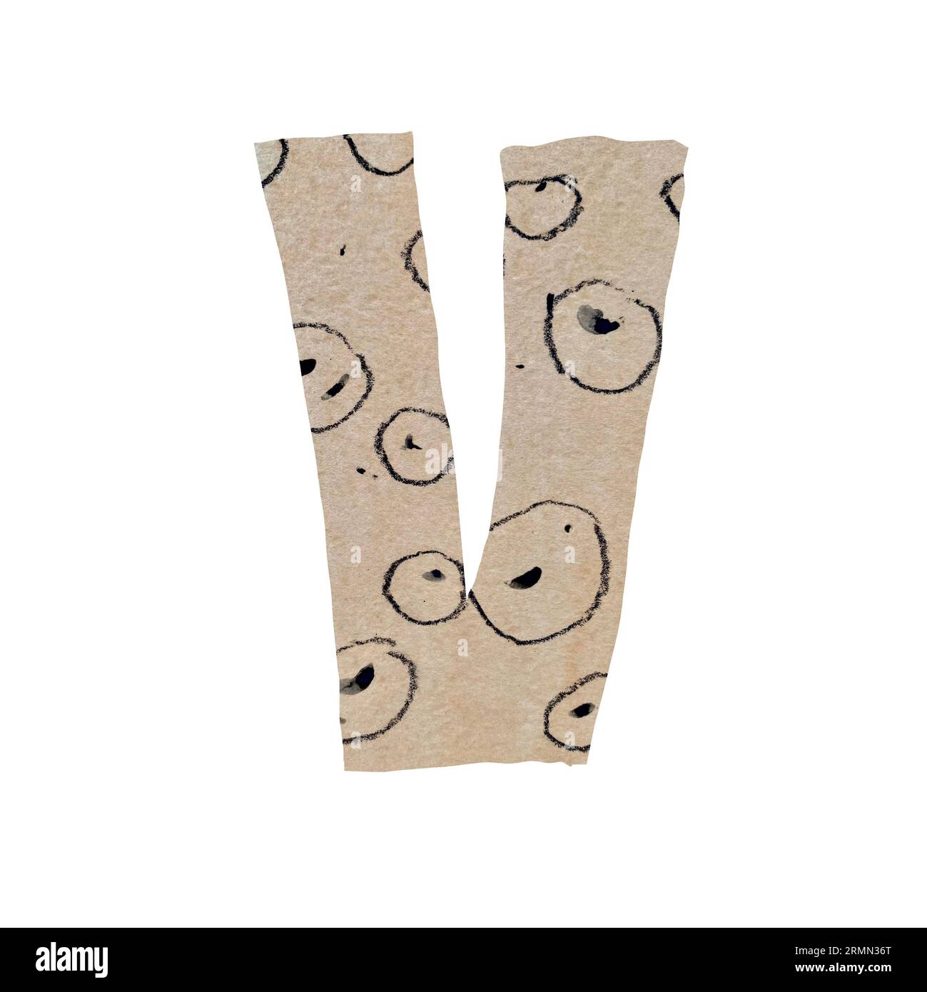 Lettre cursive majuscule v Banque de photographies et d’images à haute ...