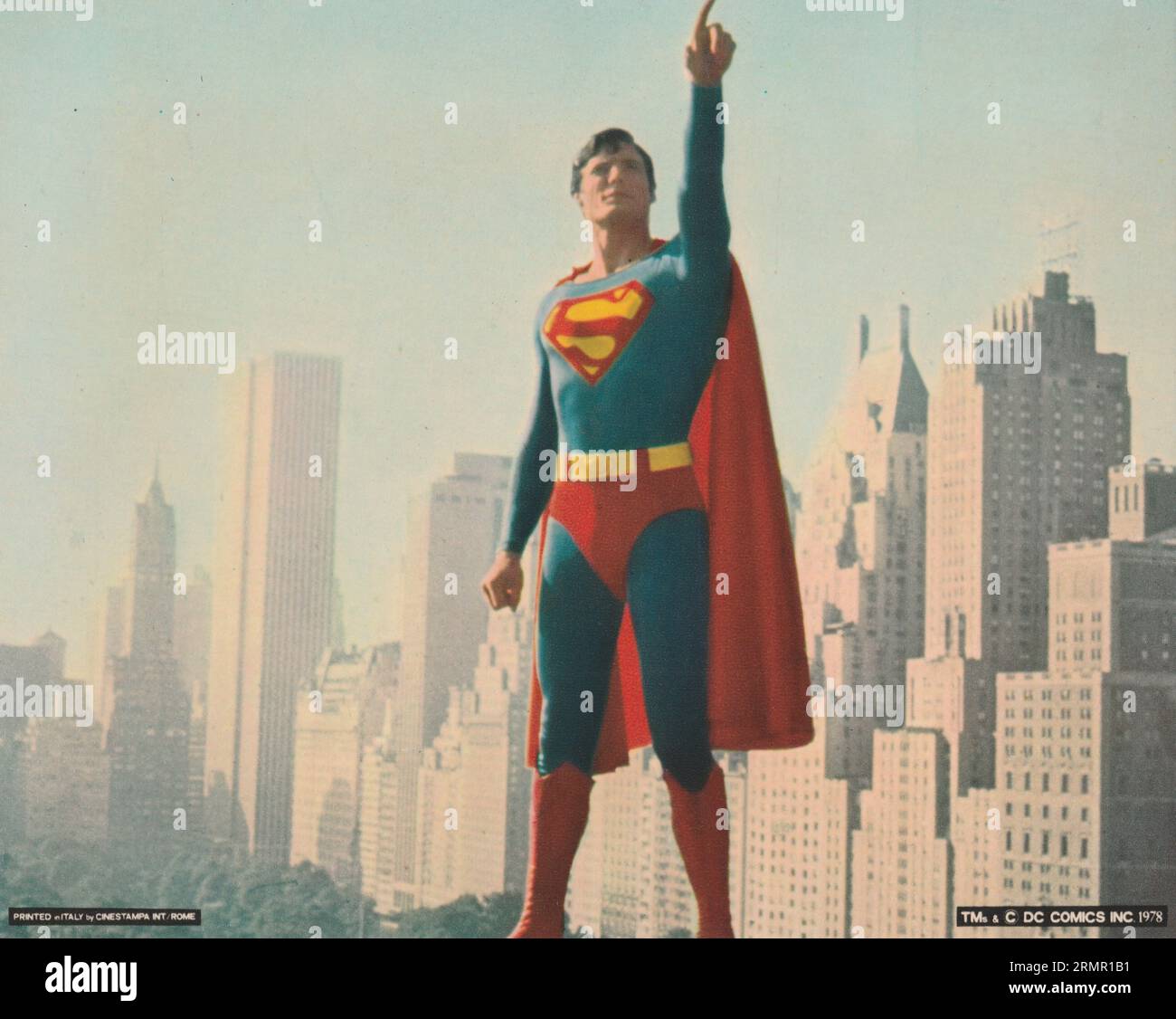 Superman the Movie (Warner Bros., 1978). Avec Christopher Reeve, Marlon ...